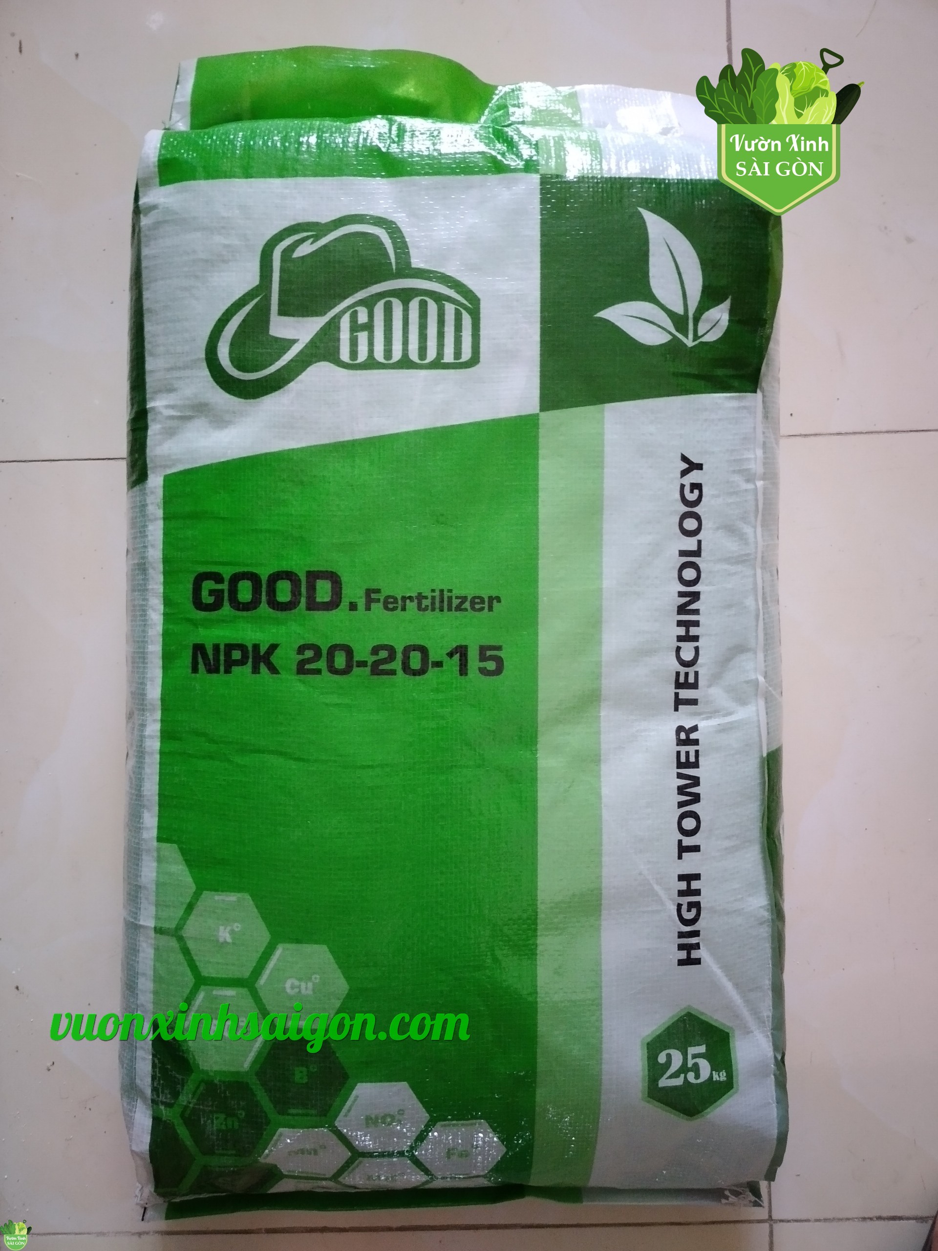 Good NPK 20-20-15 - 25kg - Vườn Xinh Sài Gòn - Hệ thống cửa hàng Hạt ...
